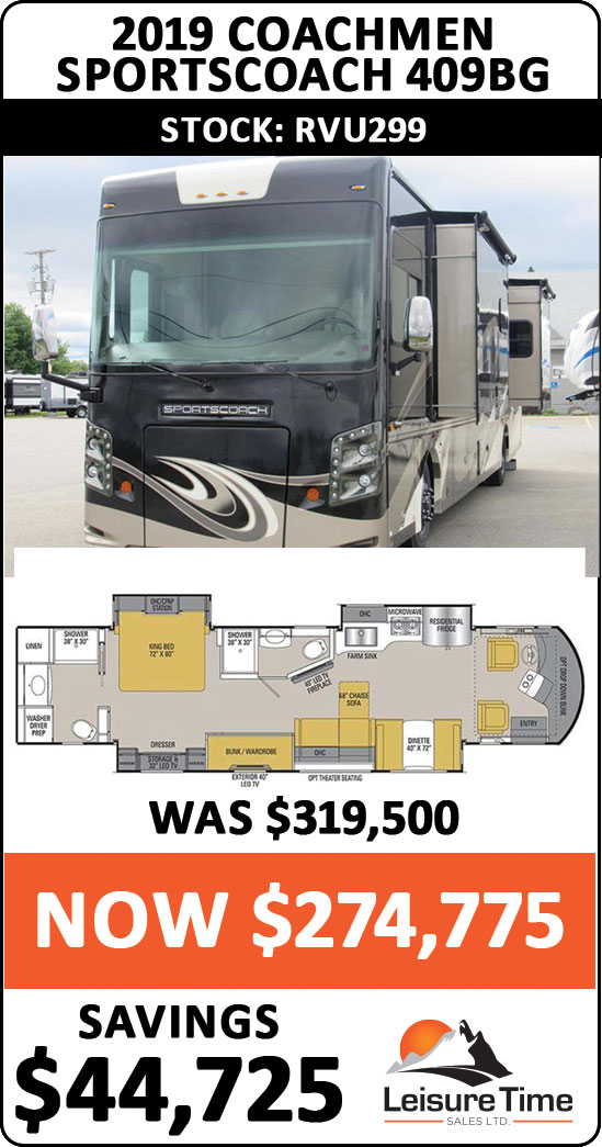 Motorhomemania | Leisure Time RV Center | Quispamsis New Brunswick